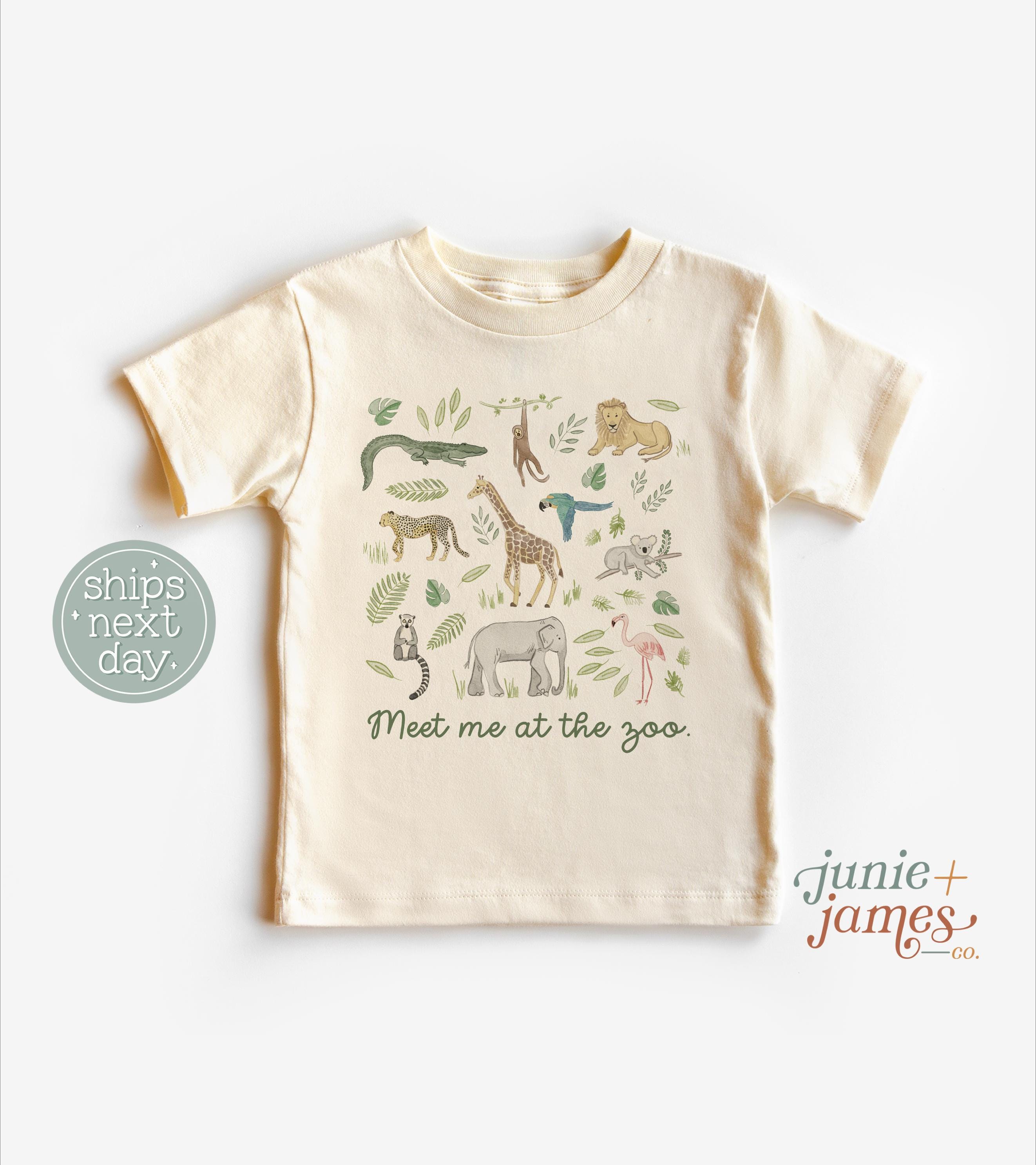 Meet Me at the Zoo Toddler Sweatshirt - Wild Animals Birthday Zoo ...