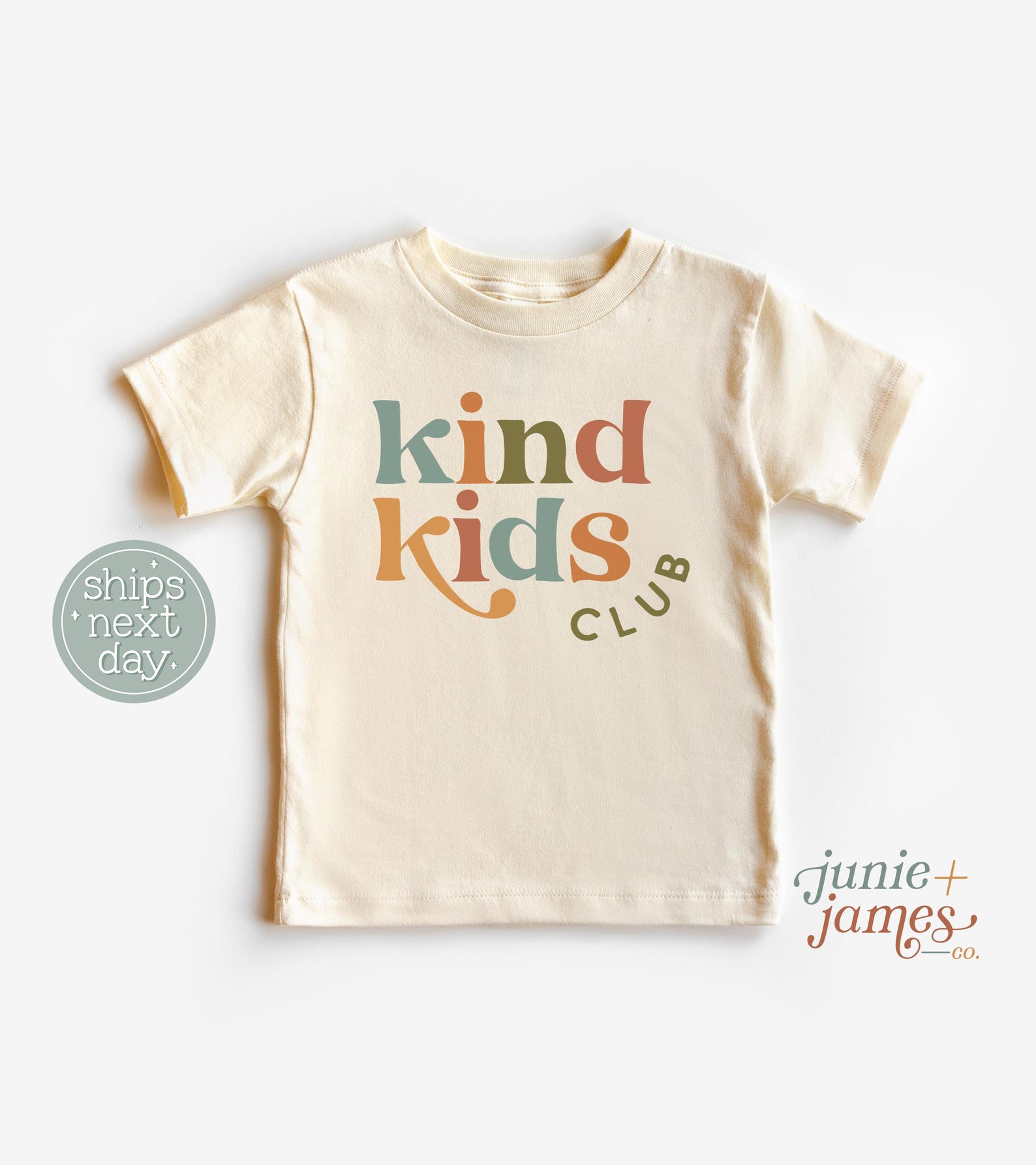 Kind Kids Club Toddler Shirt - Retro Kindness Matters Toddler Shirt ...