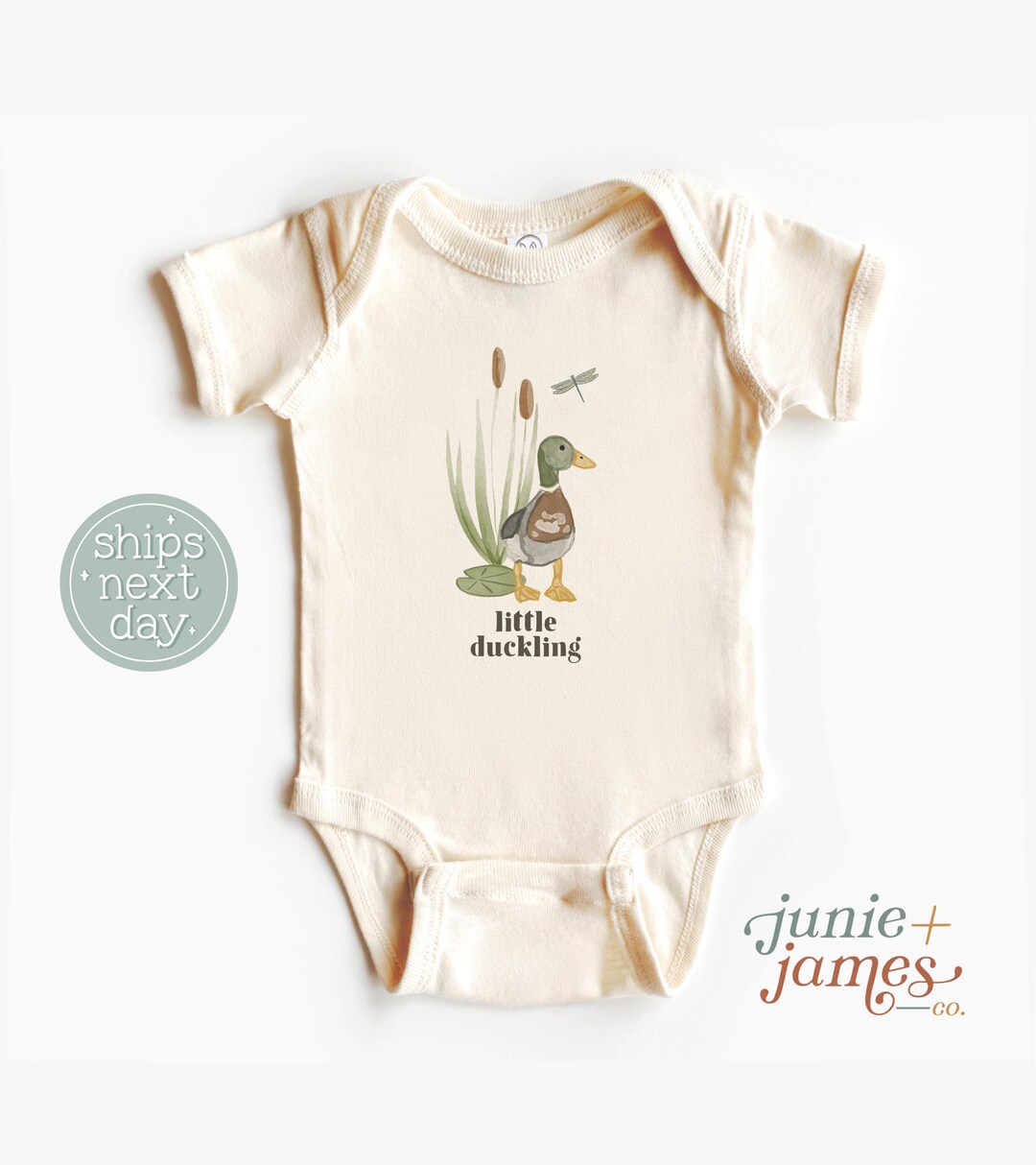 Little Duckling Baby Onesie® - Mallard Duck Baby Bodysuit Shower Gift ...