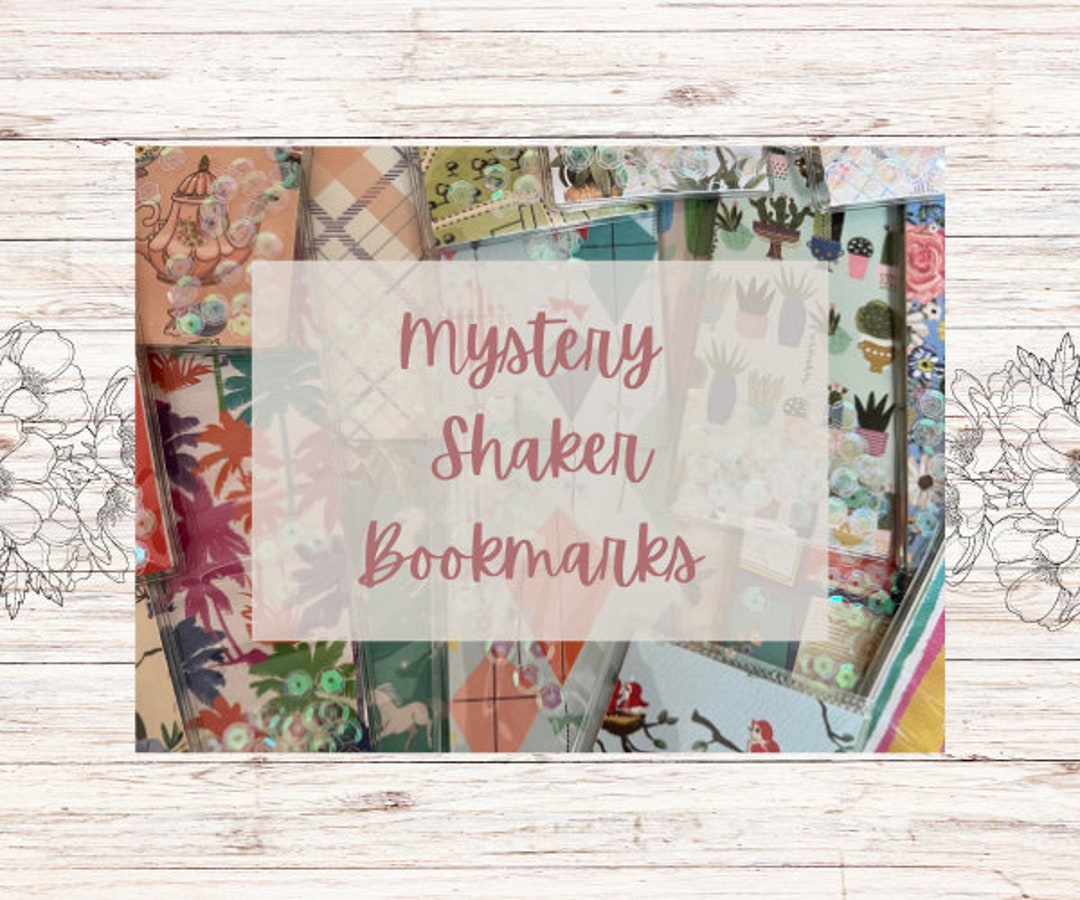 Shaker Bookmark Mystery Bag, Shaker Bookmark Random Design, Shaker ...