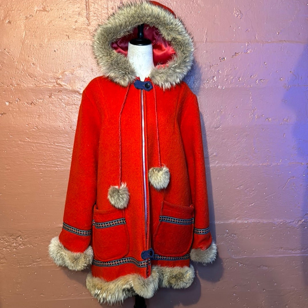 Fur Lined Inuit Parka - Etsy Canada