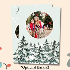 Christmas Card Editable Christmas Card Template Personalized Printable ...