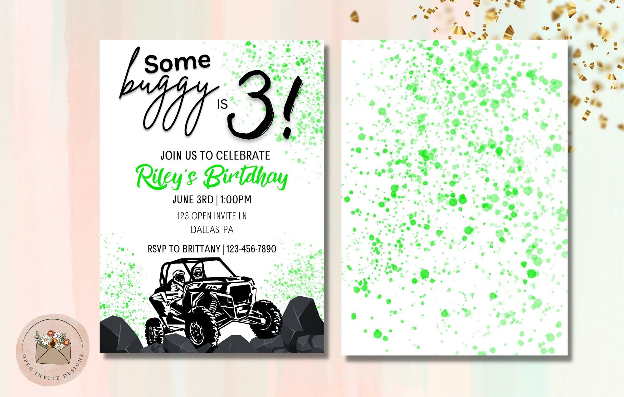 Boy Birthday Invitation | Editable Boys First Birthday Invite | Digital ...