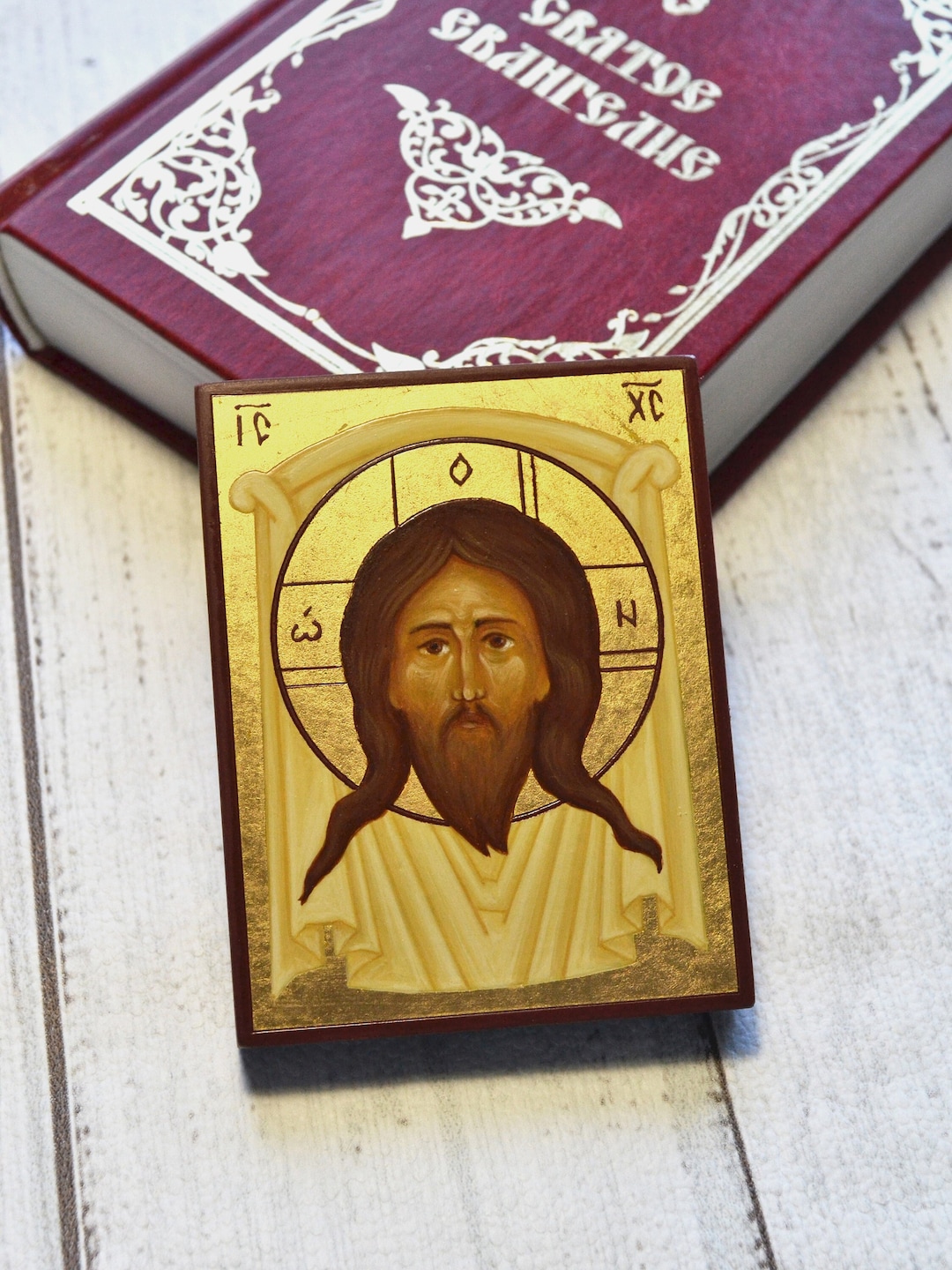 Jesus Christ Hand Painted Othodox Icon Christian Icon Icon of Christ ...