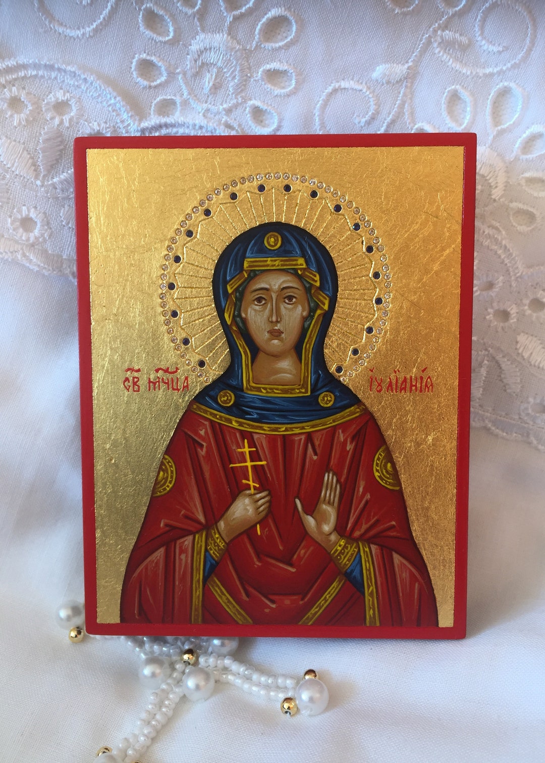 Saint Juliana of Ptolemais Hand Painted Icon Orthodox Icon Icon for ...