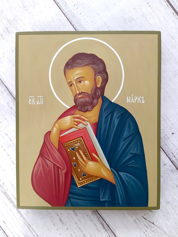 Apostle and Evangelist Mark Saint Mark Christian Icon - Etsy