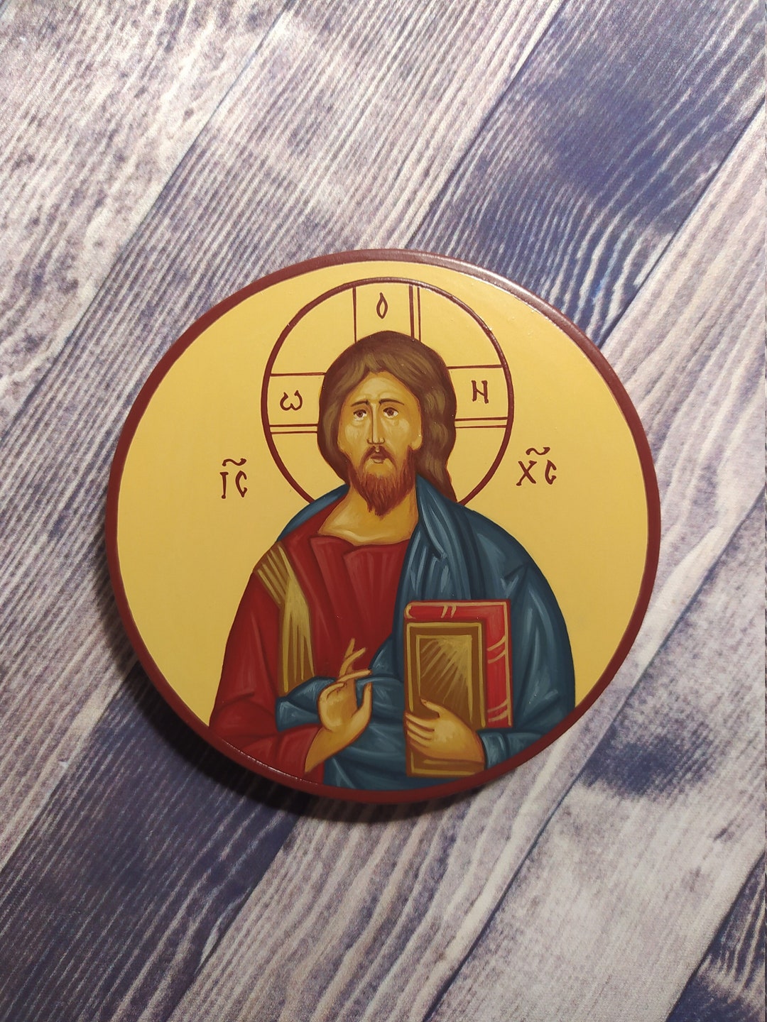 Jesus Christ Christ Pantocrator Icon Small Orthodox Icons Old Believers ...