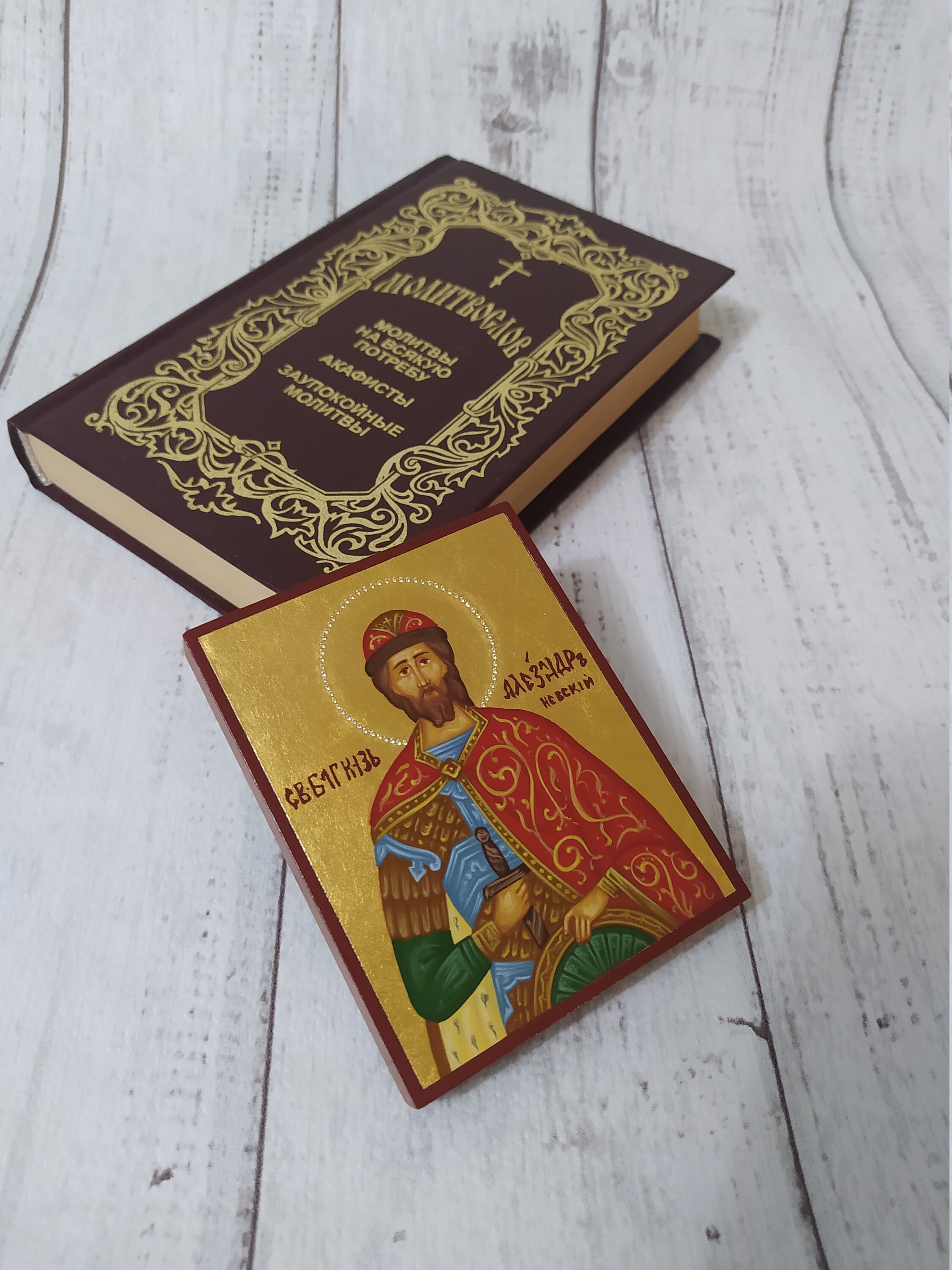 Saint Alexander Nevsky Hand Painted Icon Jewelry Icon Orthodox Icon ...