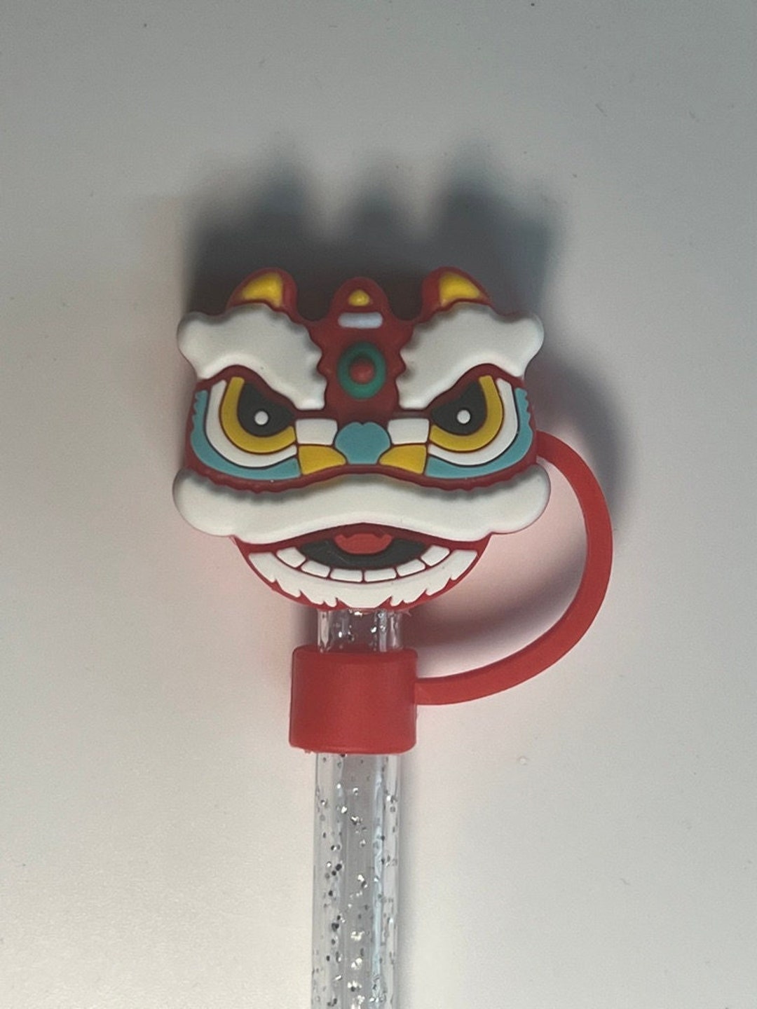 Lion Dance Straw Topper - Etsy