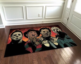 Freddy Horror Rug - Etsy