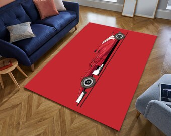 Ferrari Area Rug - Etsy