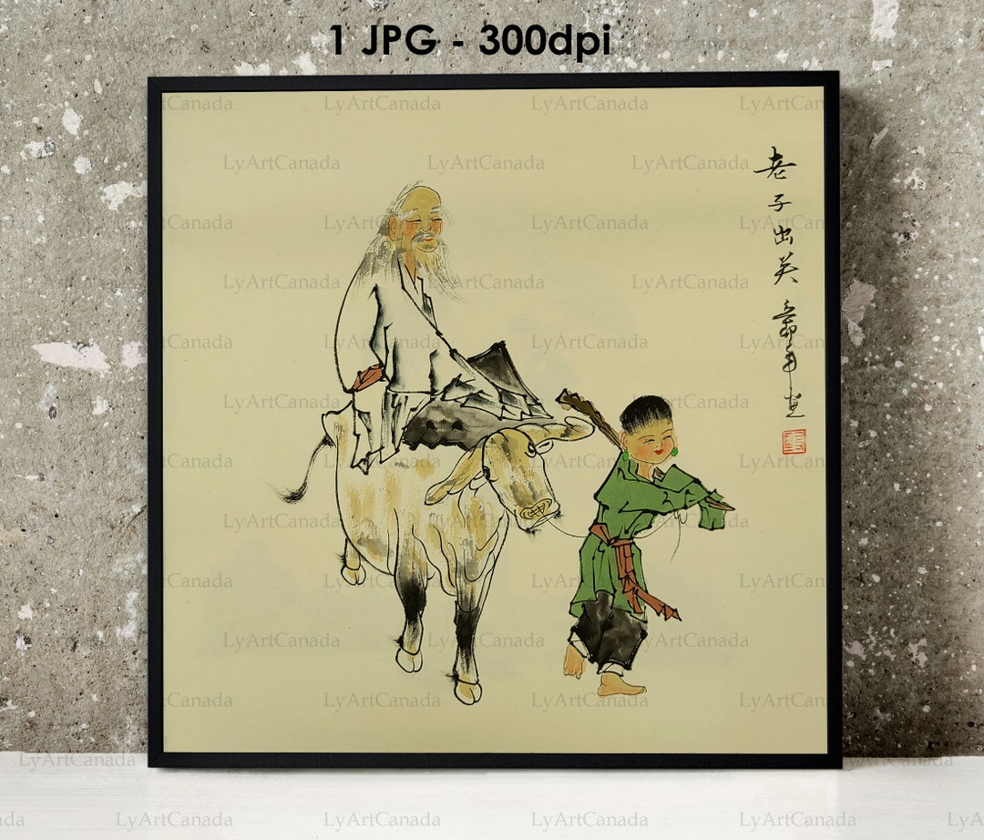 Ancient Chinese Digital Download, Vintage Oriental Art, Old Chinese ...