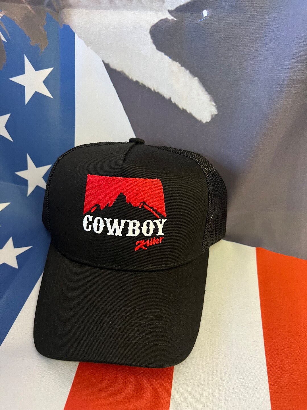 Cowboy Killer Embroidered Trucker Hat - Etsy