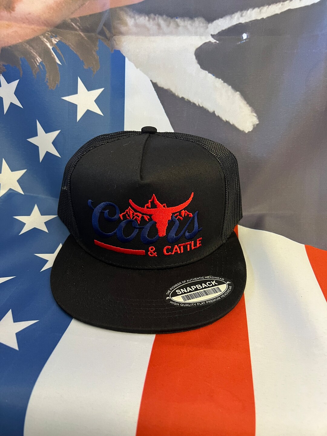 Coors & Cattle Embroidered Trucker Hat - Etsy