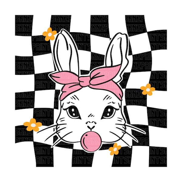 Bunny With Bubble Gum Png - Etsy
