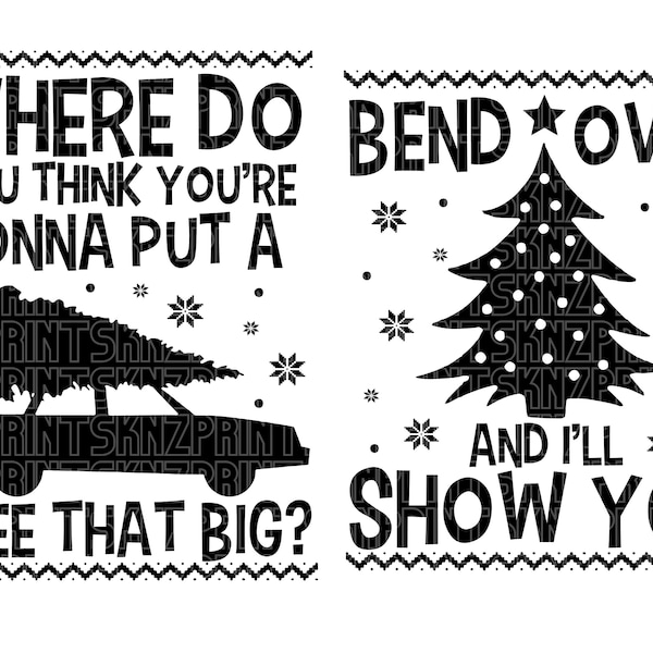 Griswold Where You Gonna Put a Tree That Big Svg - Etsy Australia