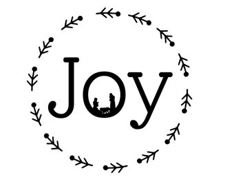 Joy Manger Svg - Etsy