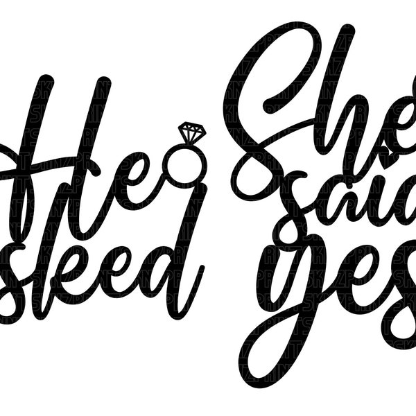 She Said Yes - Etsy