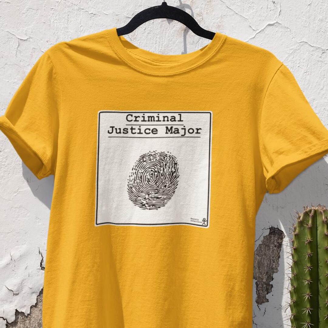 Criminal Justice Major | Funny Forensics Humor Shirt | Student Gift Tee ...