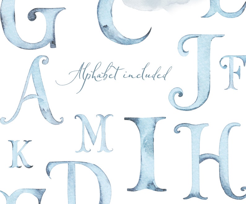 Watercolor Crest Wedding Blue Bow, Gold Vintage, Grand Millennial ...