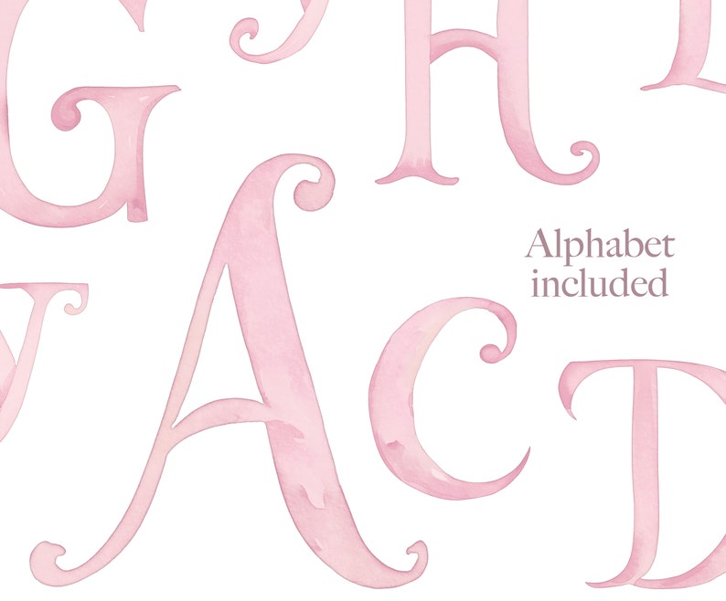 Watercolor Crest Wedding Pink Bow, Gold Vintage, Grand Millennial ...