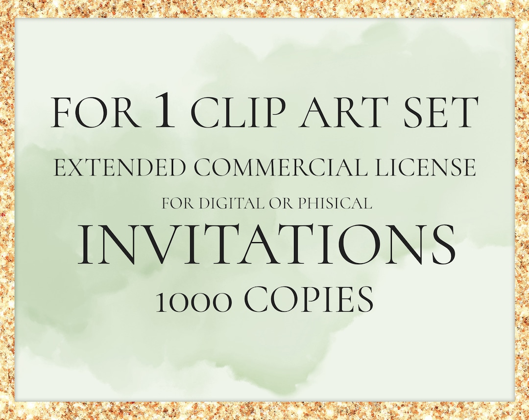 Invitations With (corjl, Templett) Extended Commercial License for One ...