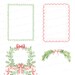 Christmas Crest DIY Digital Clipart, Bow, Digital Paper Frames ...