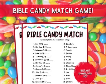 Bible Couples Match Game Valentine Bible Match Party Game Bible Games ...