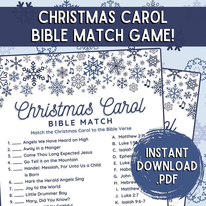 Christian Christmas Games - Etsy