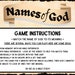 Names of God Bible Match Game | Names of God | Bible Trivia Game ...