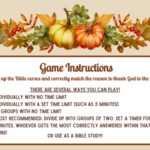 Give Thanks Bible Match Game Thanksgiving Bible Match - Etsy