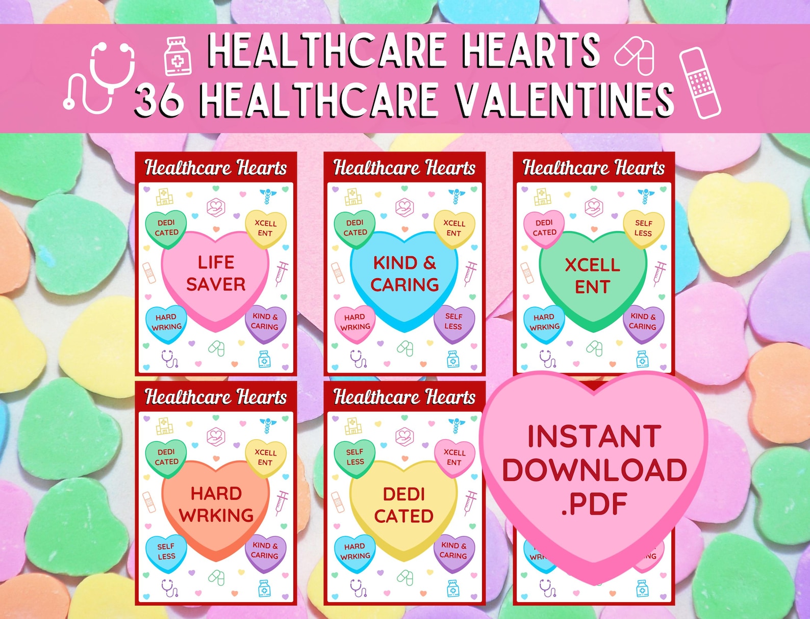 Healthcare Valentine Cards | Medical Valentine Cards | Nurse Valentines ...