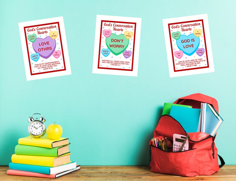 24 Christian Valentine Posters | Bible Valentines | God's Conversation ...