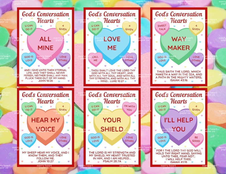 24 Christian Valentine Posters Bible Valentines God's - Etsy
