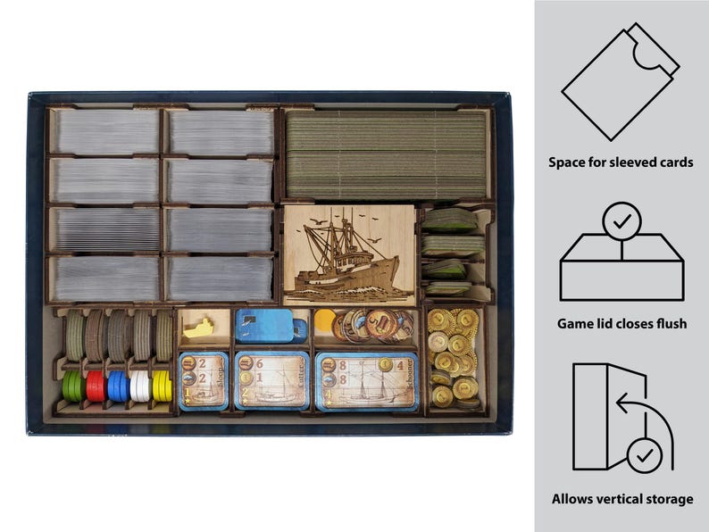 Nusfjord Big Box Insert - Board Game Storage Organizer - Etsy UK