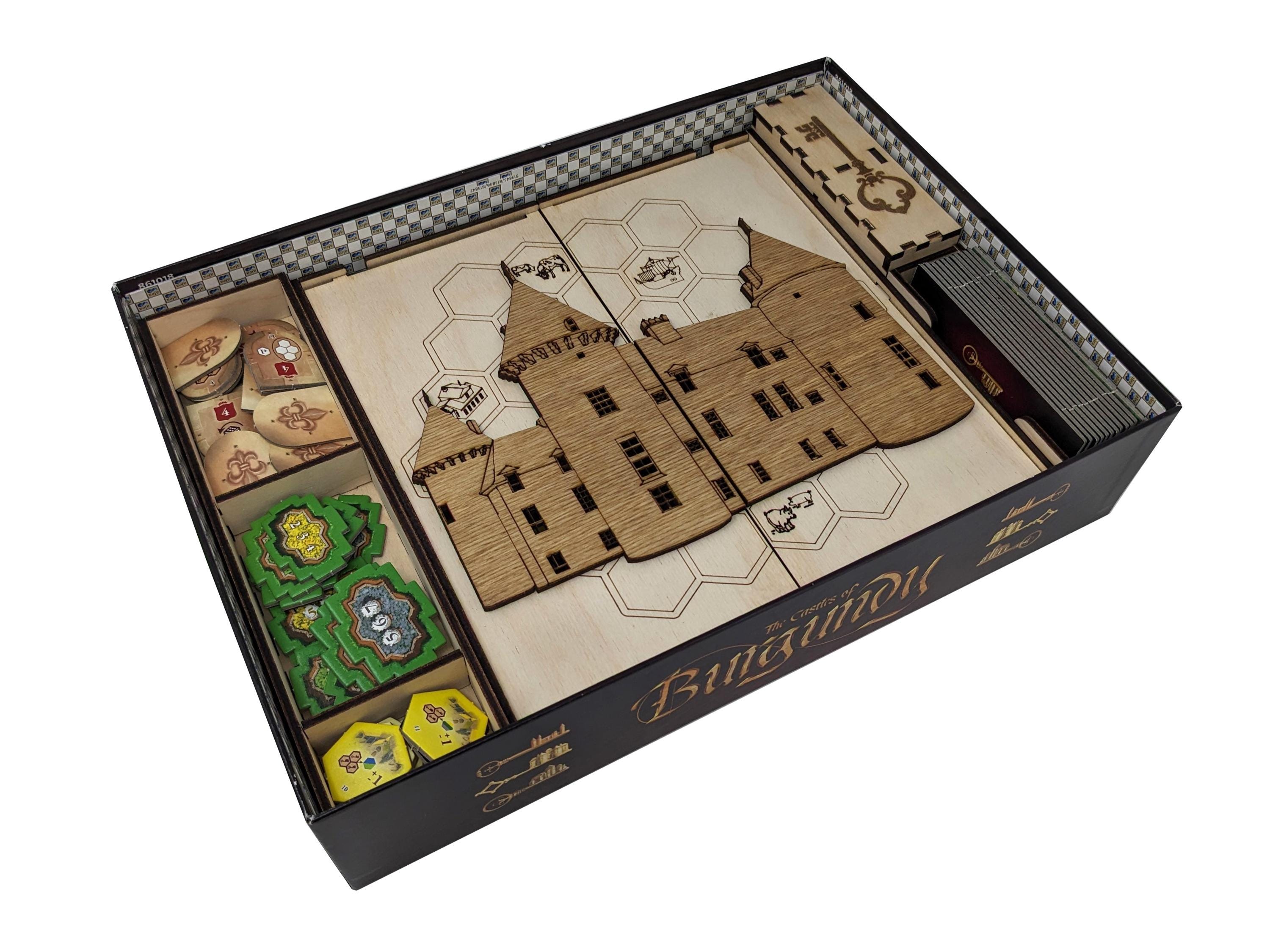 The Castles of Burgundy 20th Anniversary Edition Insert - Wood Board ...