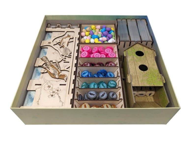 Wingspan Insert - Board Game Storage Organizer - Etsy