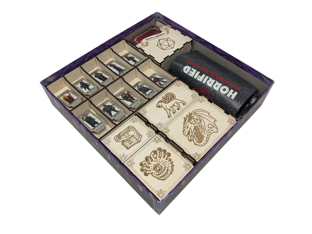 Horrified: Dungeons & Dragons Insert - Board Game Storage Organizer - Etsy