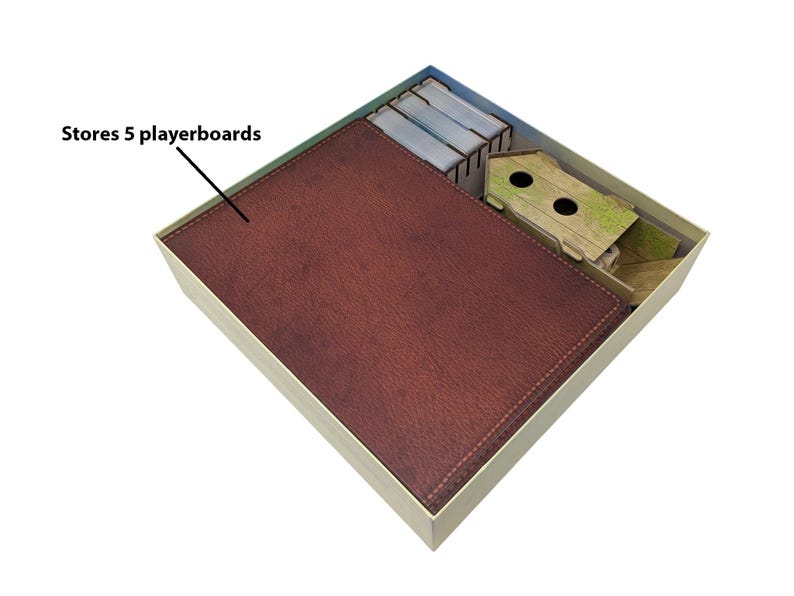 Wingspan Insert - Board Game Storage Organizer - Etsy