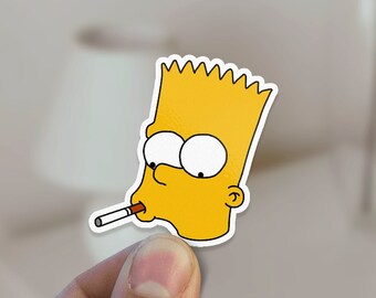 Bart Simpson Car Stickers - Etsy