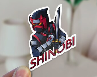 Waterproof Ninja Stickers - Etsy