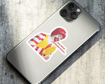 Ronald Mcdonald Sticker - Etsy