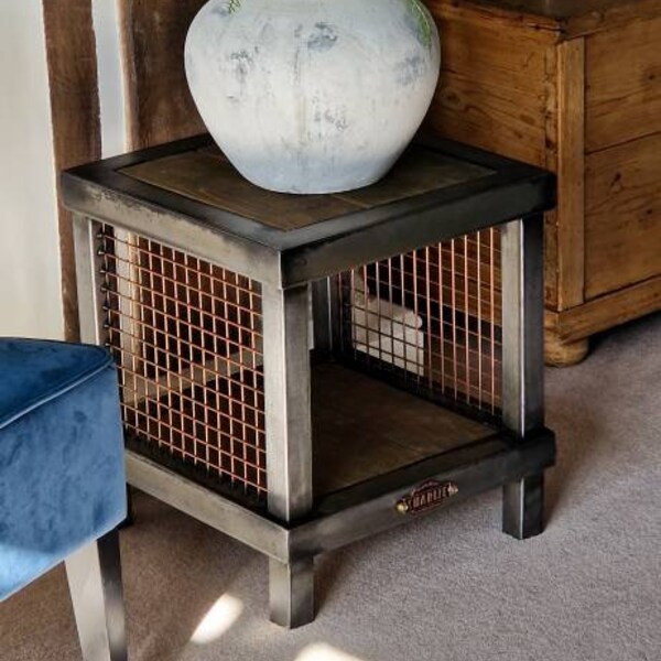Industrial Farmhouse Coffee Table With Storage - Etsy