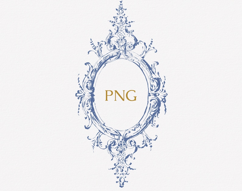 Elegant Vintage Fine Line Frames Wedding Sketches in Old - Etsy