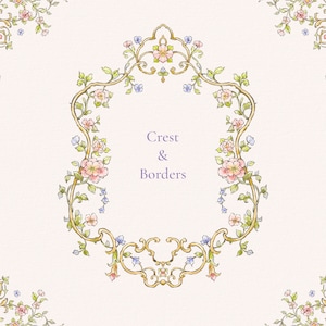 Floral Grace Png Frames, Borders, Heart, Butterflies, Birds, Botanical ...
