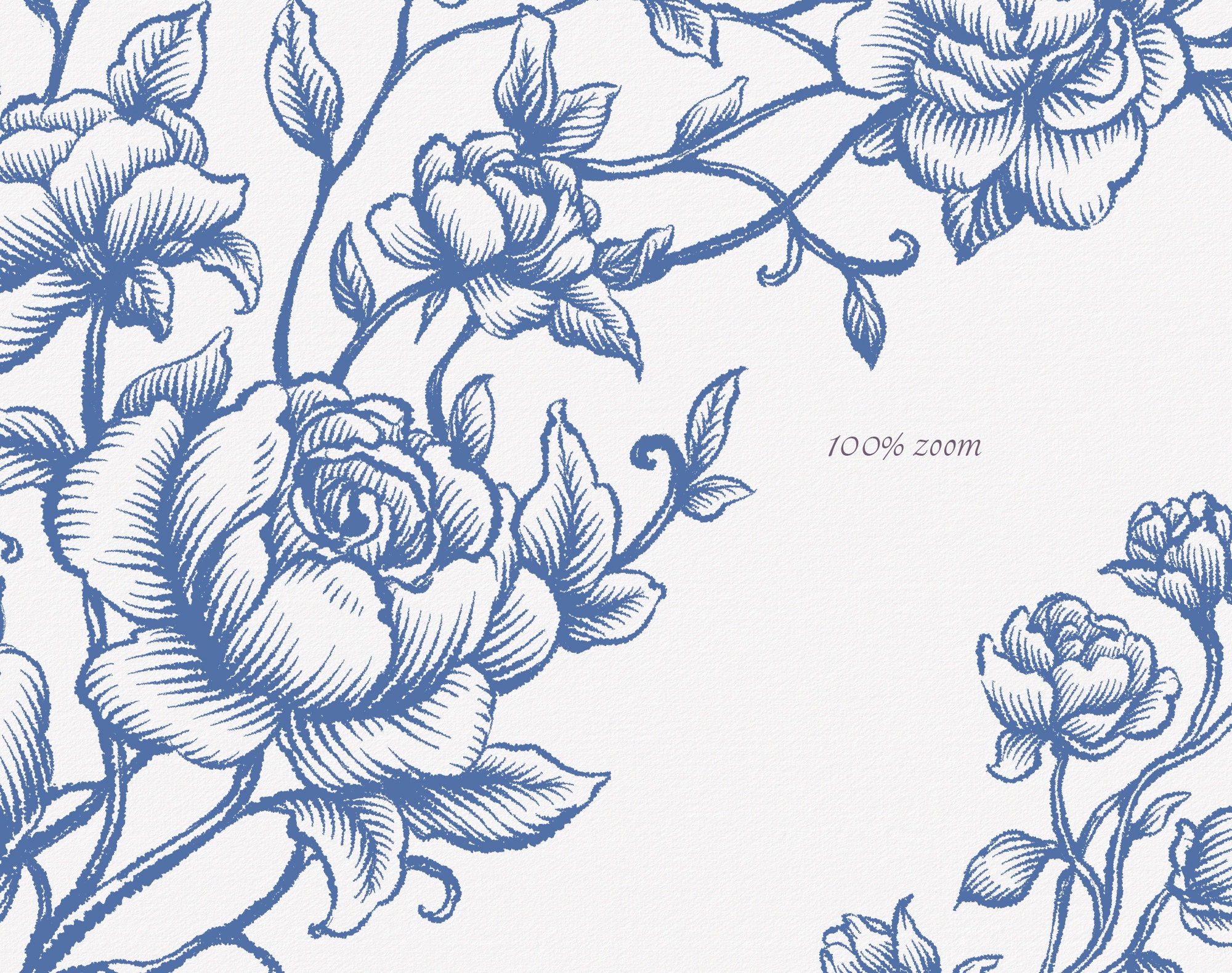 Blue Rose Floral Clipart PNG Digital Roses Frames Borders - Etsy