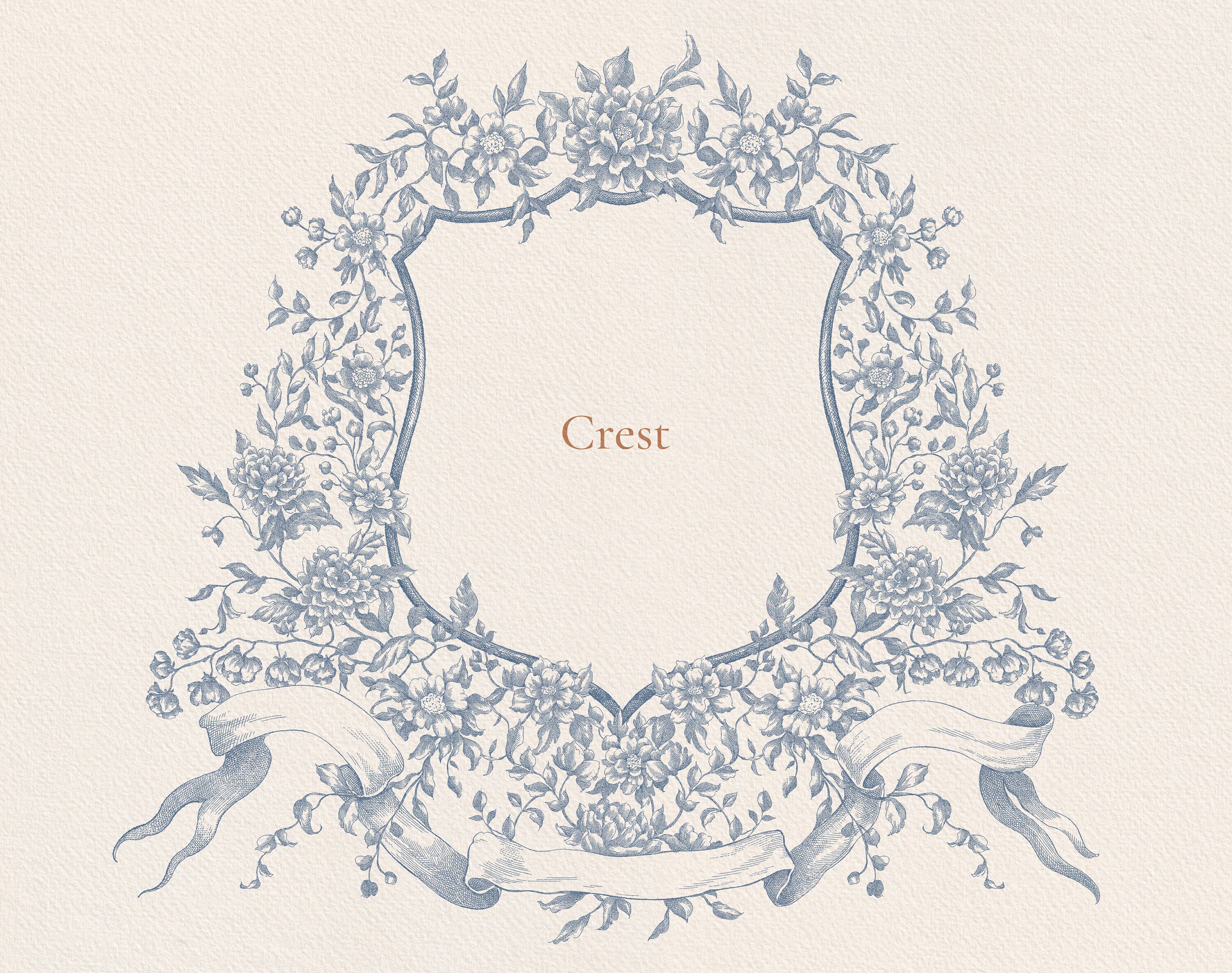 Floral Aesthetics, Png Borders, Vintage Frames, Wedding Crest, Hand ...