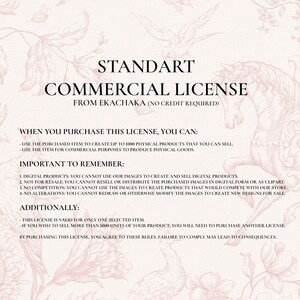 Limited Commercial License Ekachaka NO Credit Required for ONE Etsy ...