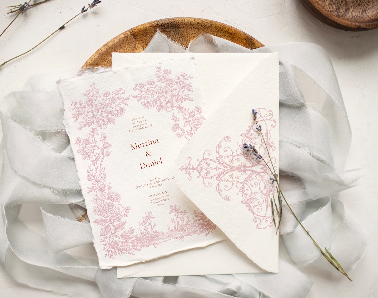Floral Aesthetics Pink Baroque Frames, France Borders, Victorian Fine ...