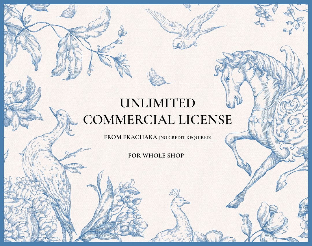 Unlimited Commercial License for Whole Shop Ekachaka, NO Credit ...